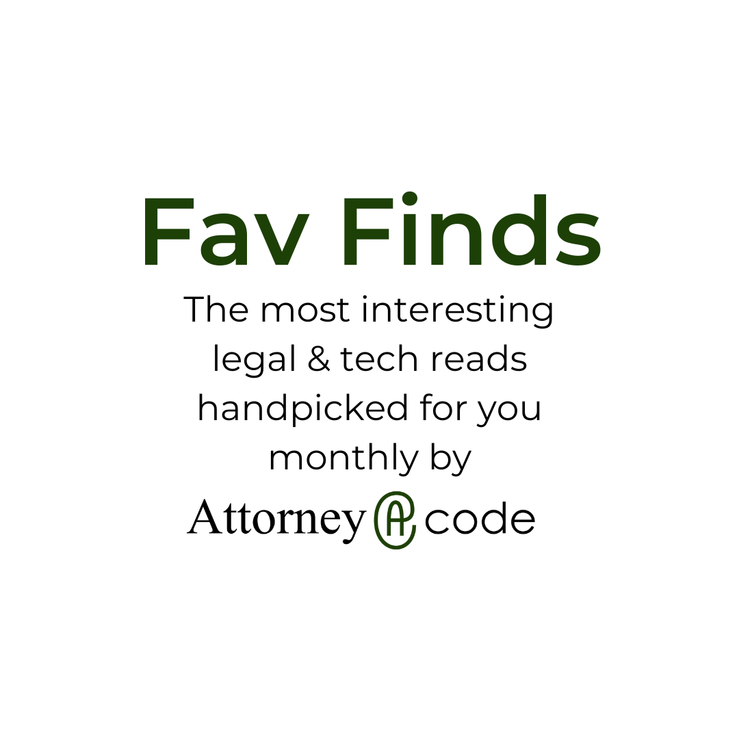 Fav Finds 1 - Attorney@Code